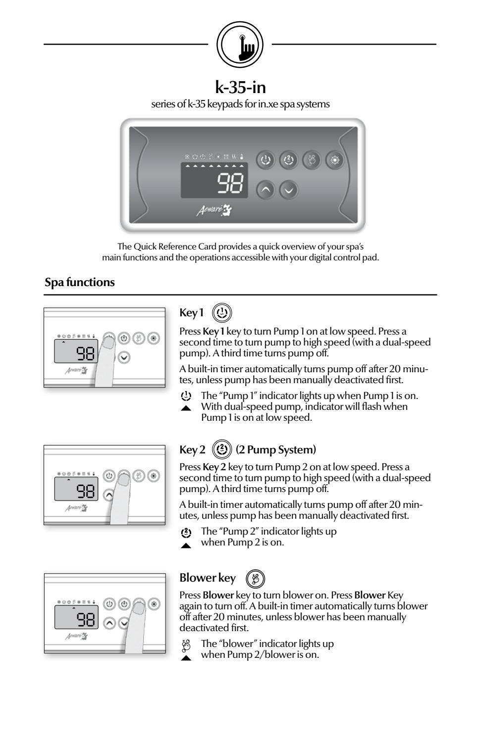 in.k35 keypad quick reference card by Gecko Marketing - Issuu