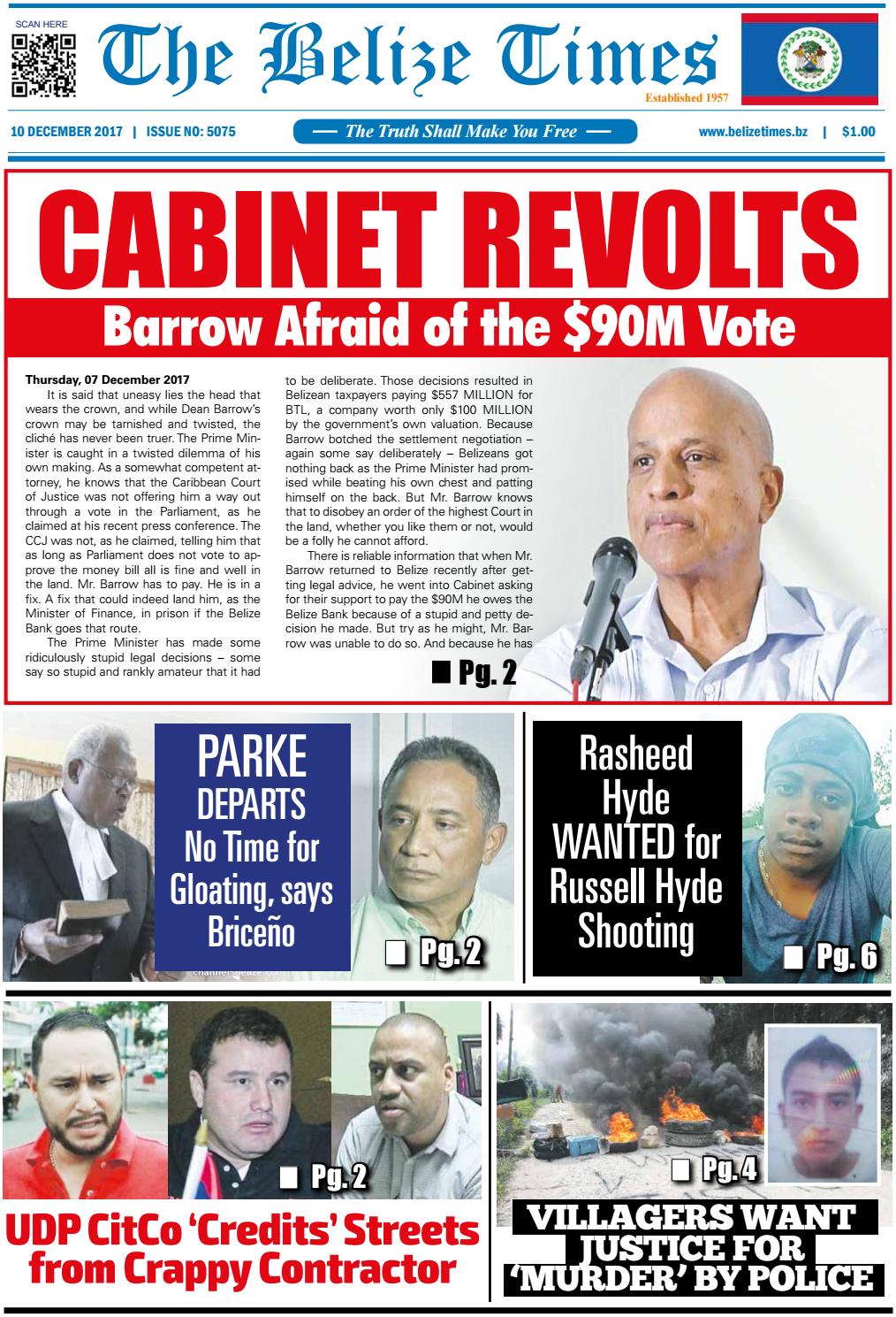 Belize Times December 10, 2017 by Belize Times Press - Issuu