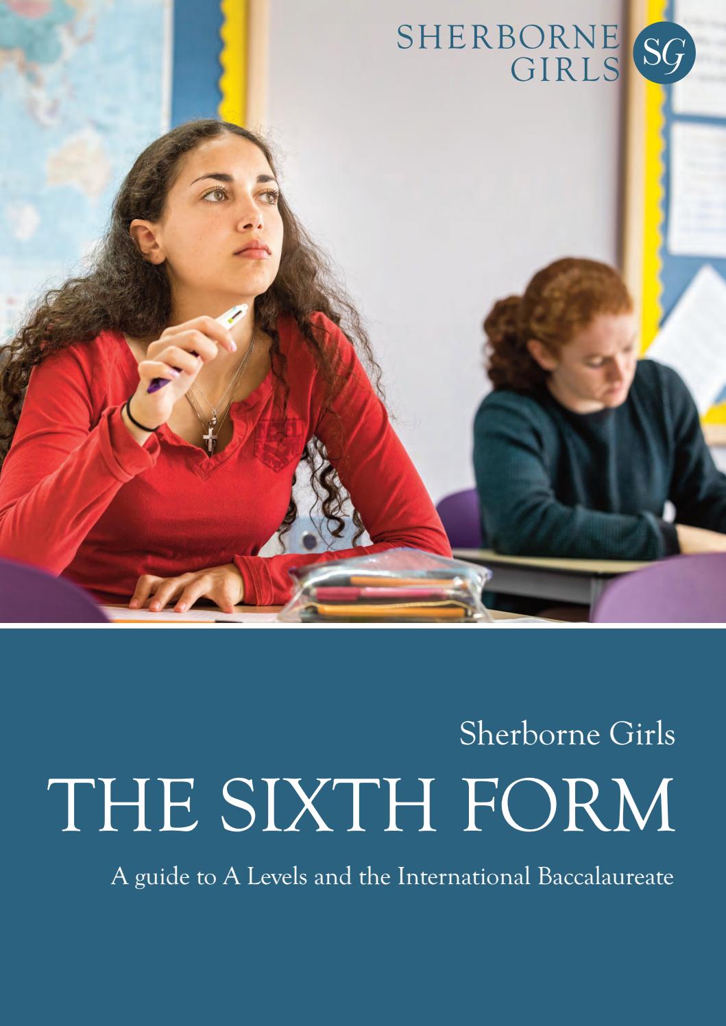 Sherborne Girls Sixth Form Booklet by Shelleys the Printers Ltd - Issuu