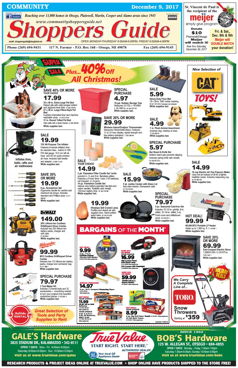 12 9 17 shoppersguide web by Community Shoppers Guide - Issuu