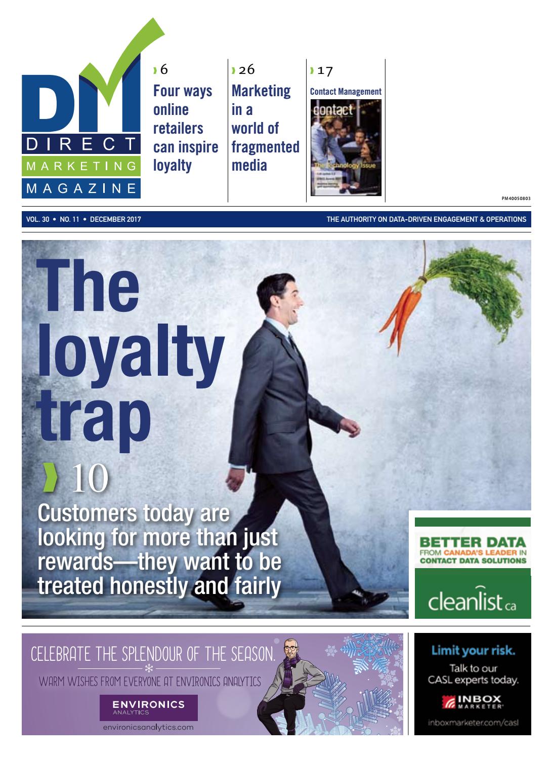 Direct Marketing Magazine December 2017 by Lloydmedia Inc - Issuu