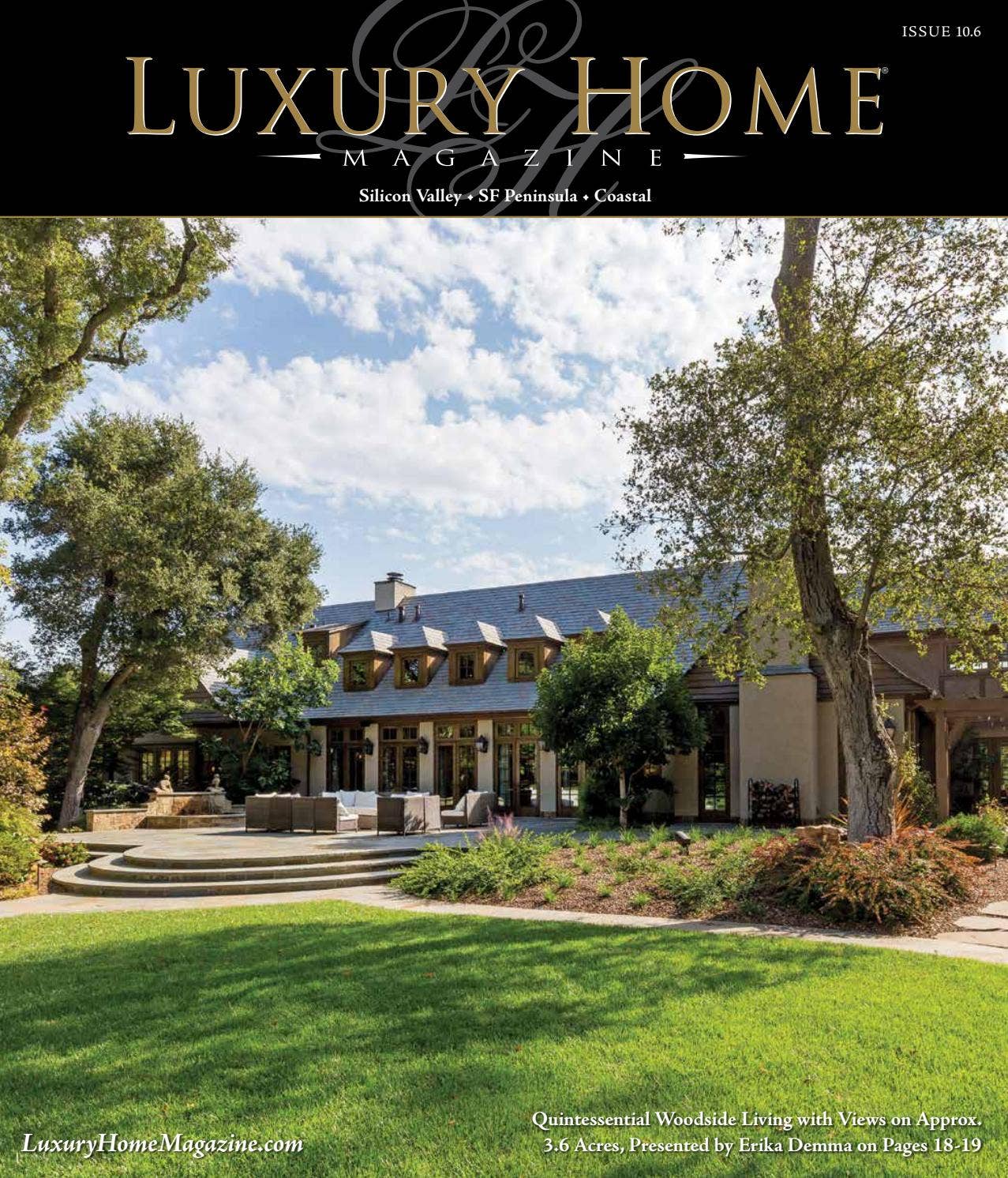 Luxury Home Magazine Silicon Valley | Peninsula | Coastal Issue 10.6 by ...