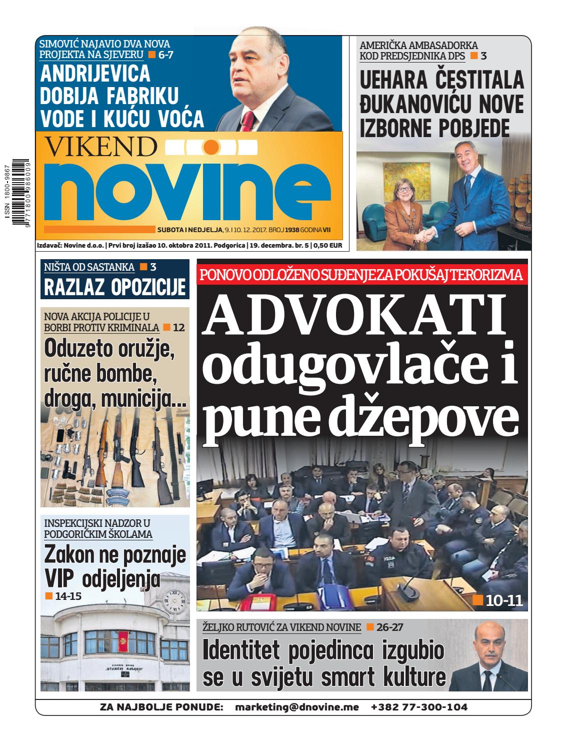 Dnevne novine 9-10. decembar 2017. by Dnevne Novine - Issuu