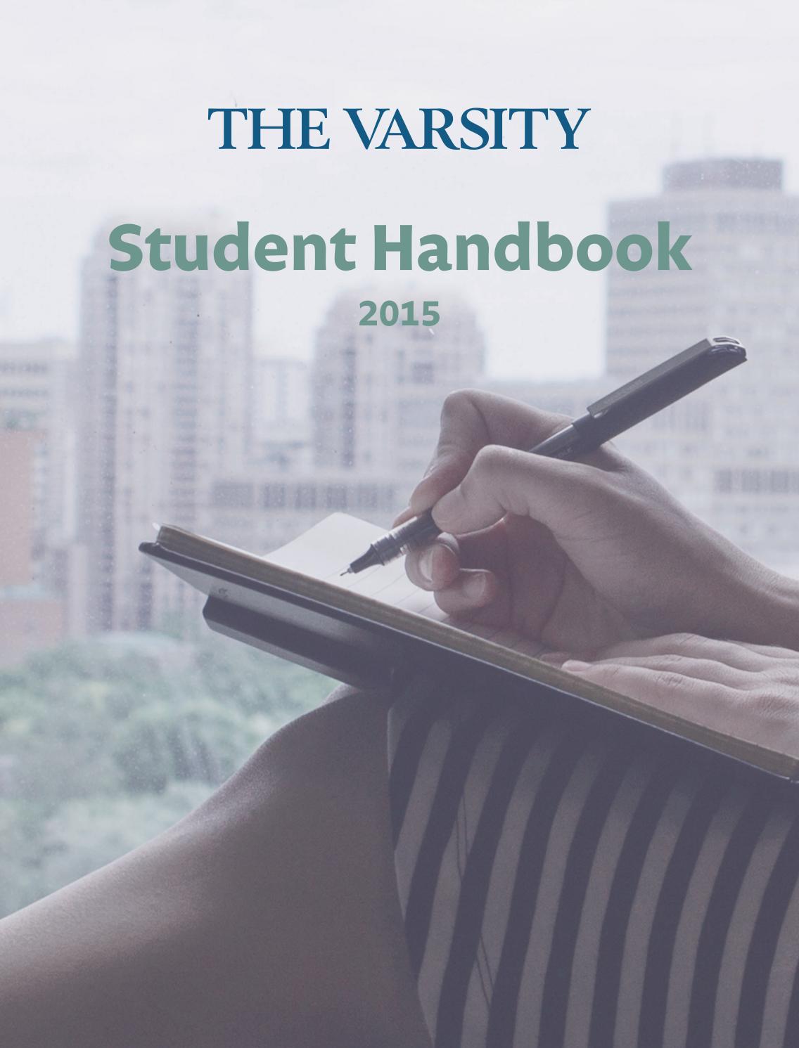 The Varsity Student Handbook 2015 by The Varsity - Issuu