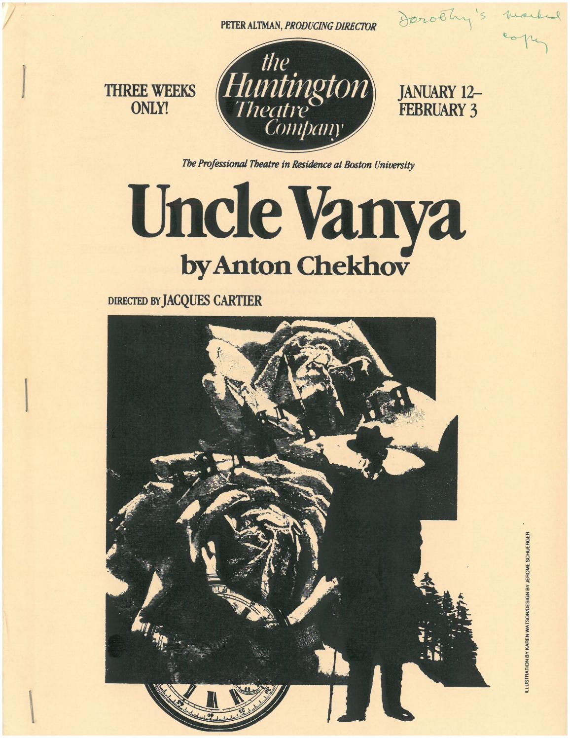 Uncle Vanya Study Guide by Huntington Theatre Company - Issuu