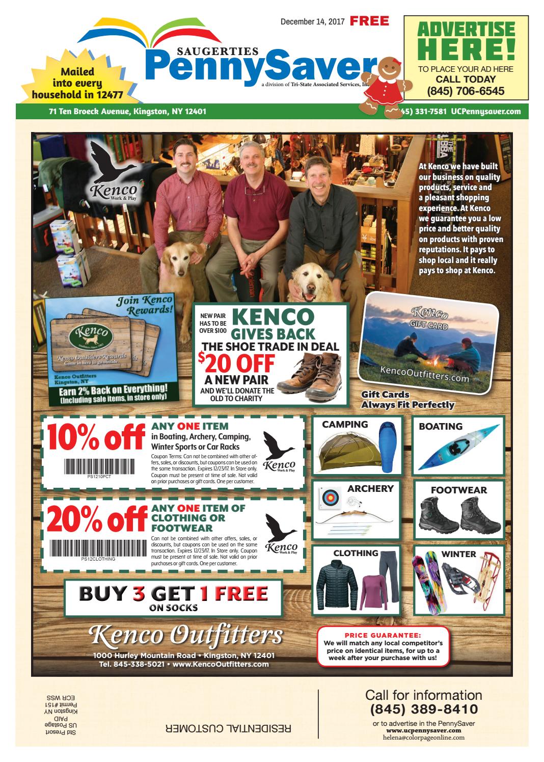 Saugerties PennySaver - December 14, 2017 by ColorPage Marketing and ...