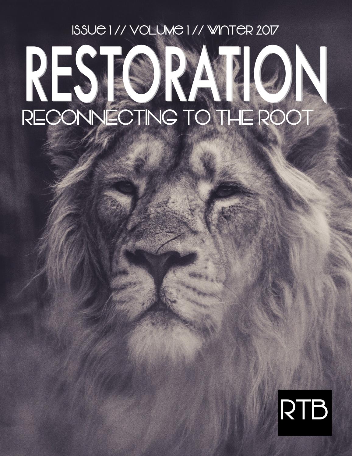RESTORATION MAGAZINE WINTER 2017 ISSUE by RESTORATION Magazine - Issuu