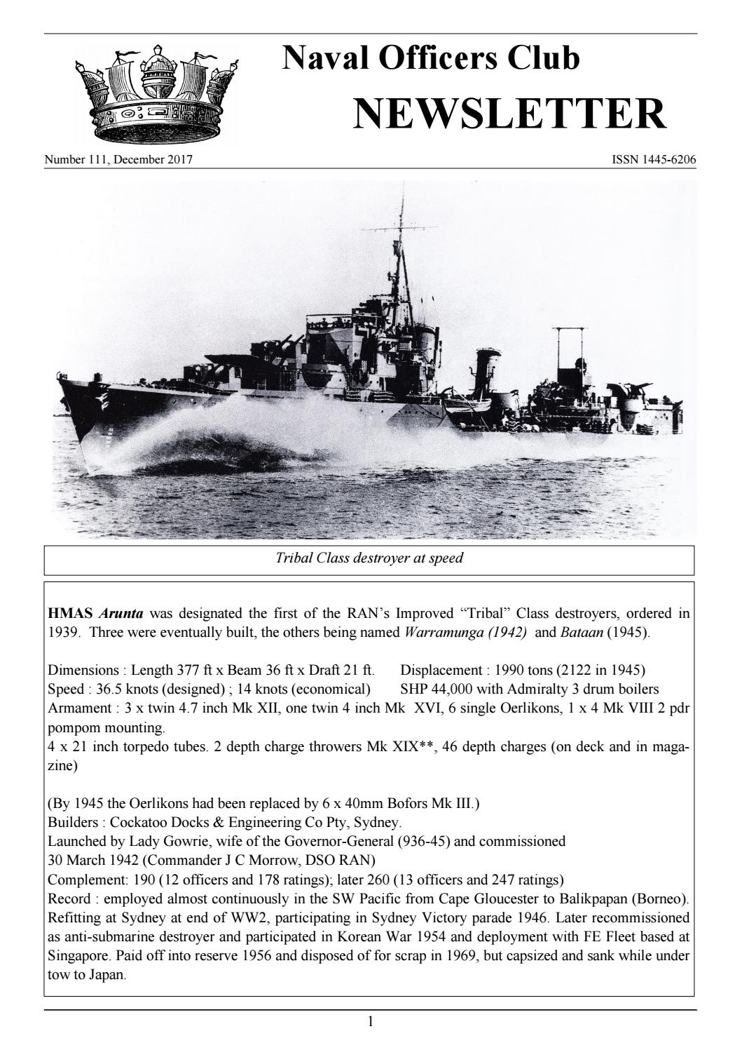 Nocn111 final public version by Naval Officers Club of Australia Inc ...