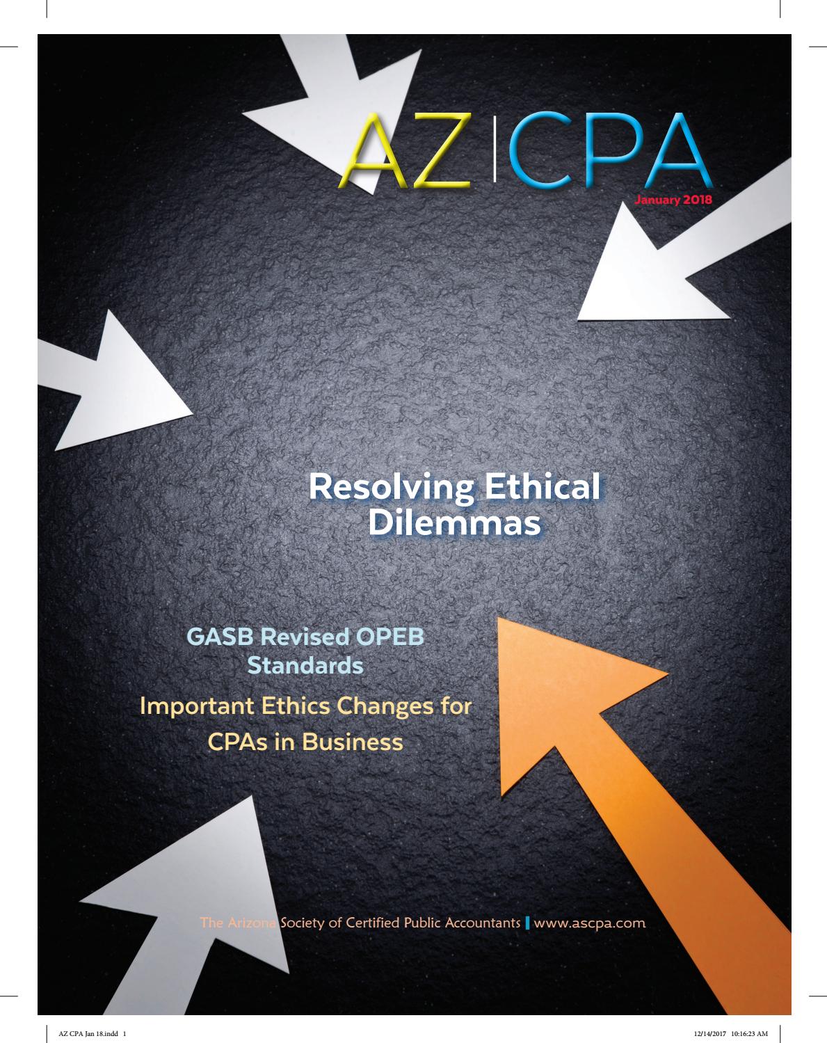 AZ CPA Jan. 2018 by ASCPA - Issuu
