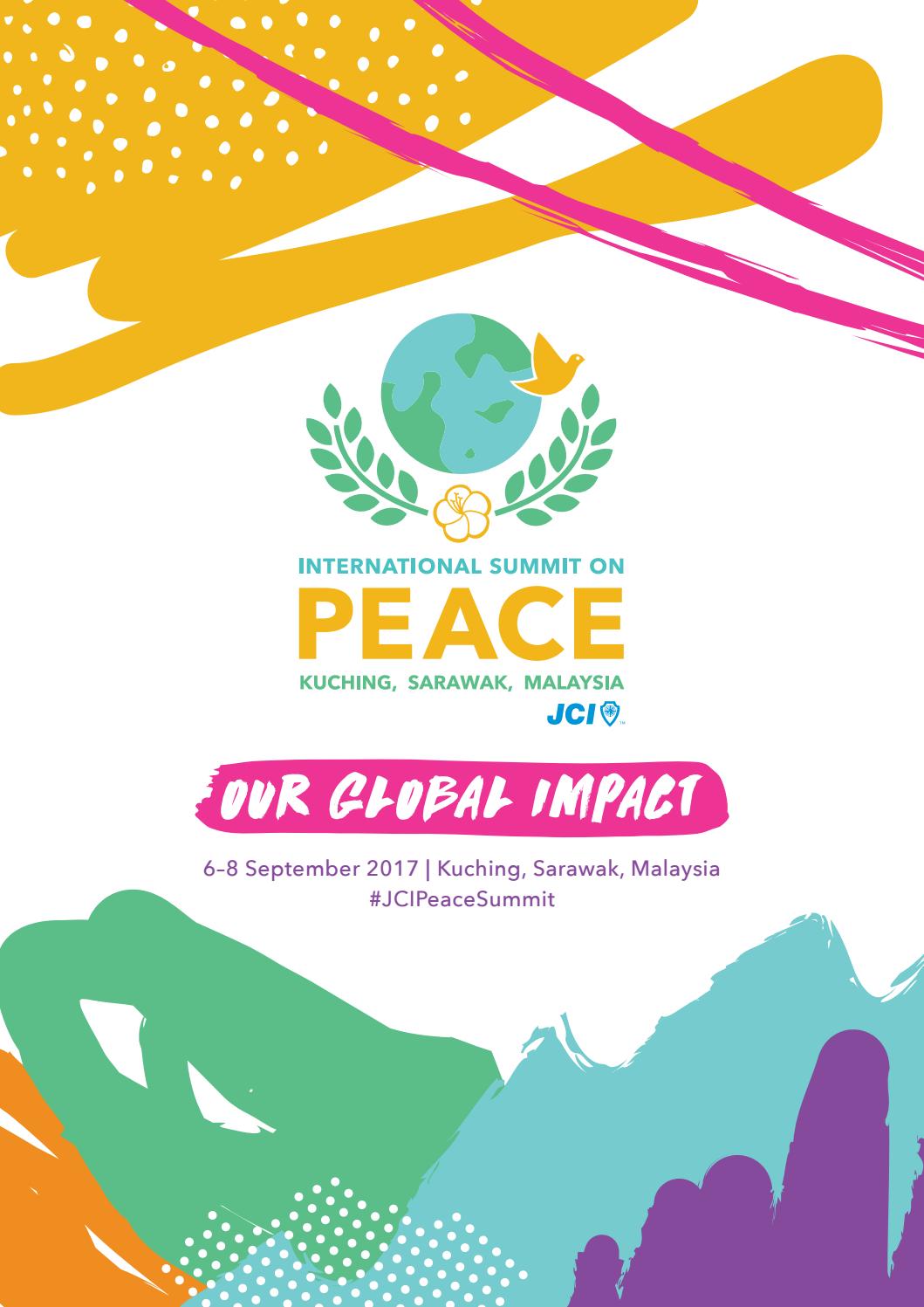 International Summit on Peace: Our Global Impact by Junior Chamber ...