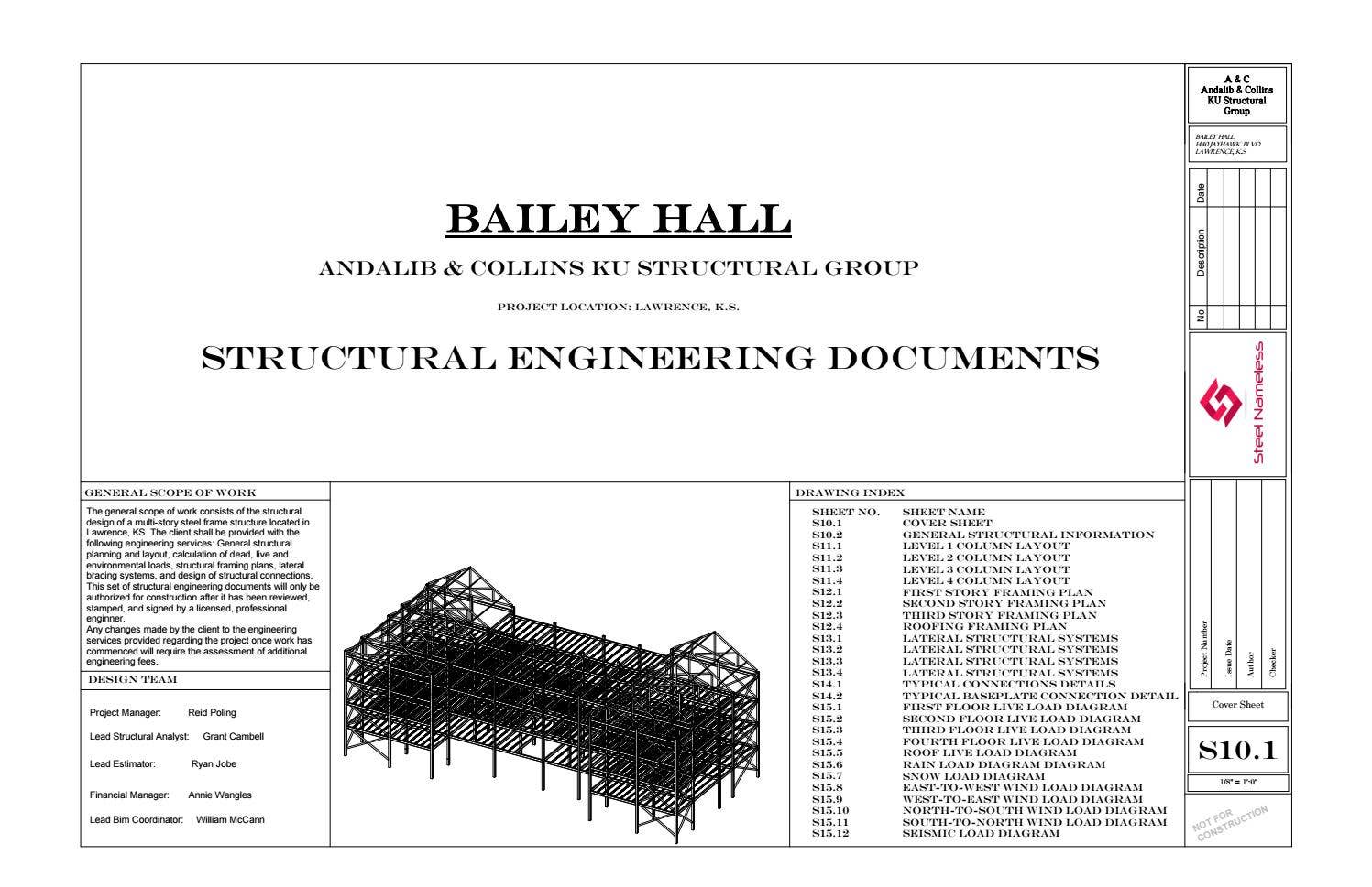 Steel design project by William McCann - Issuu