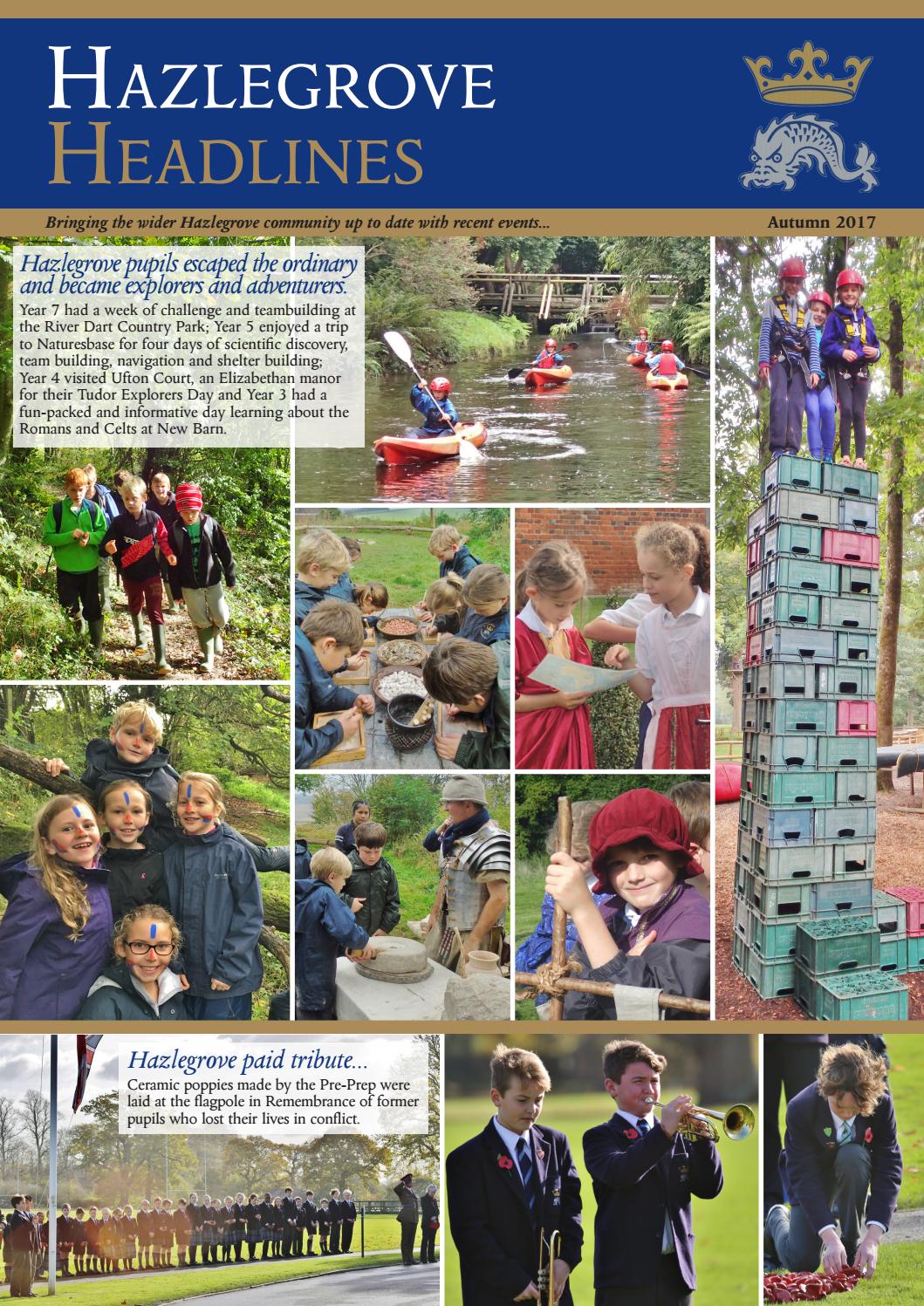 Hazlegrove Headlines Autumn 2017 by Hazlegrove Preparatory School - Issuu