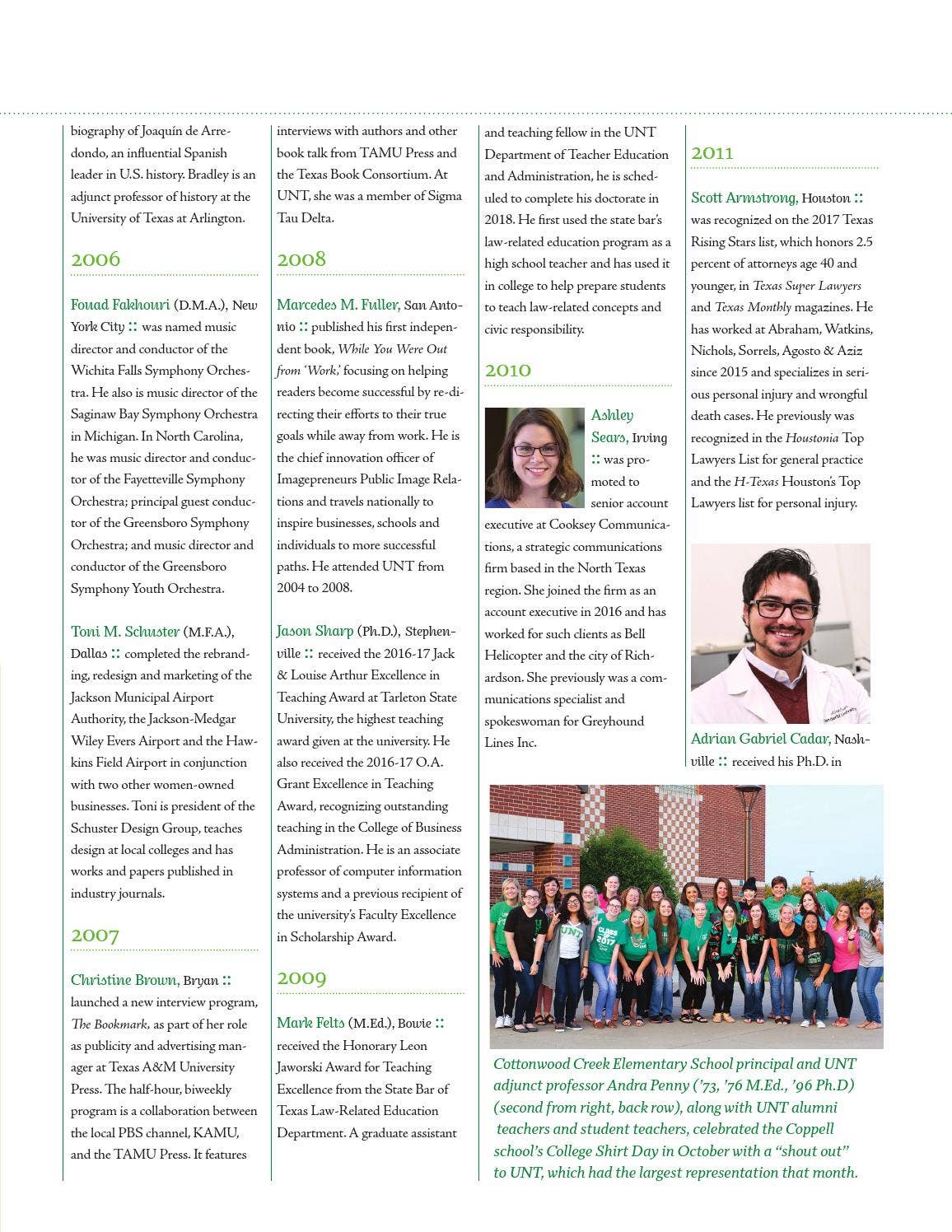 The North Texan - UNT Alumni Magazine - Winter 2017 by University of ...