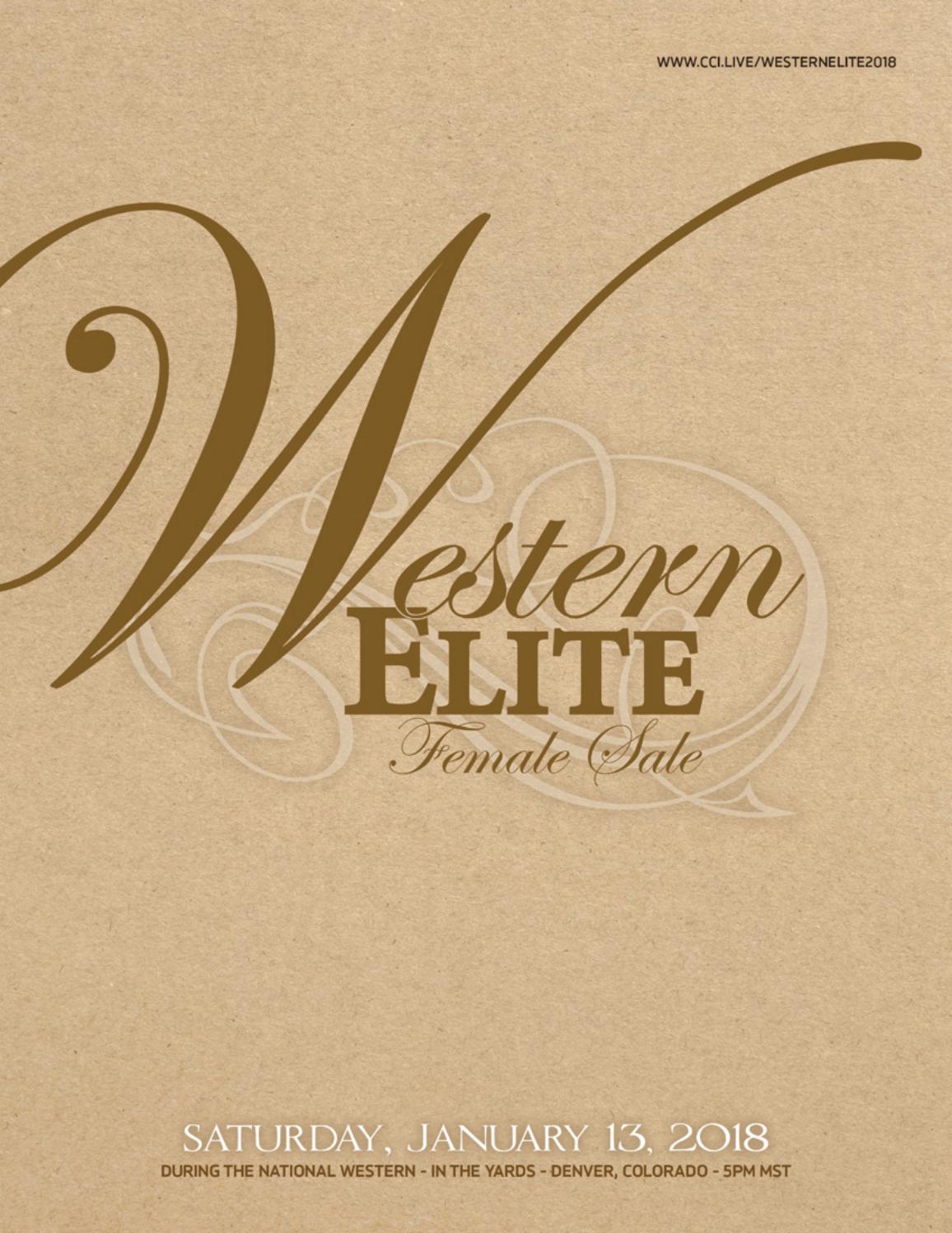 2018 Western Elite Female Sale by The Showtimes Magazine - Issuu