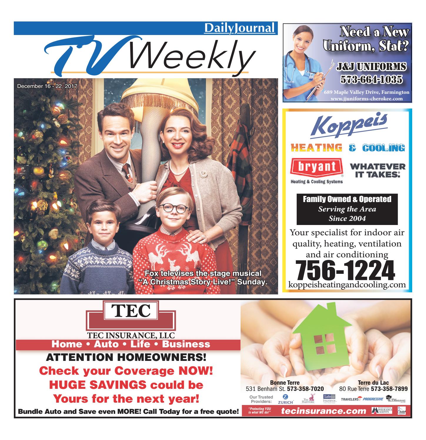TVWeekly-December_16-22_2017 by Daily Journal Online - Issuu