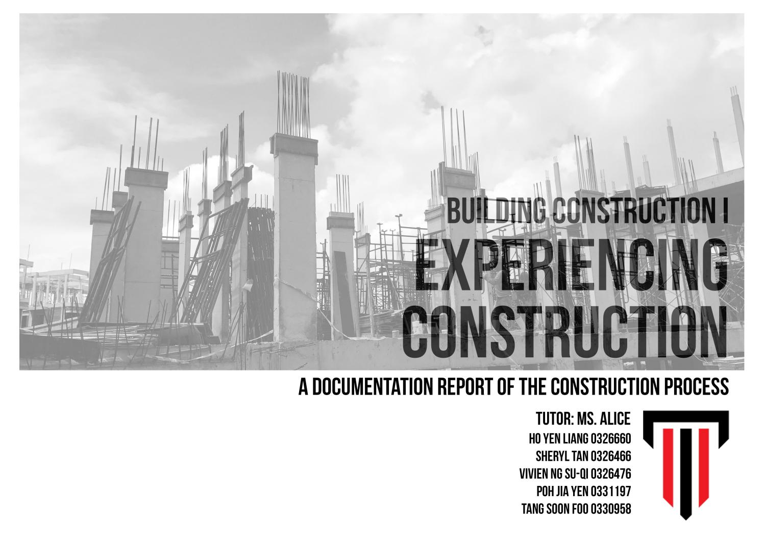 Building Construction Booklet by Nicklaus Tang - Issuu