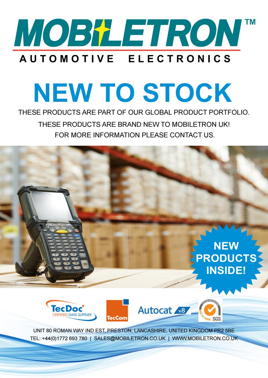 New to stock december 2017 by Mobiletron UK - Issuu