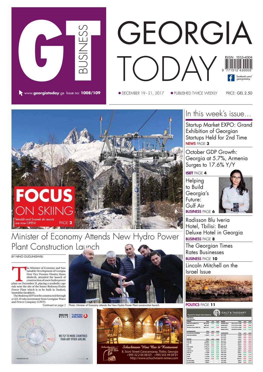 Issue #1008 Business by Georgia Today - Issuu