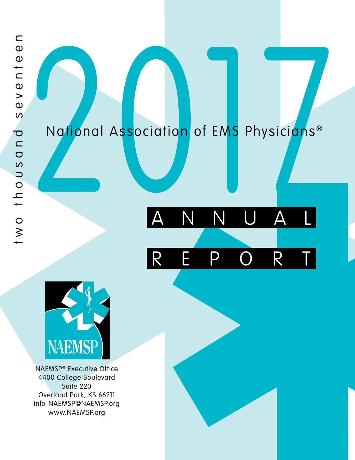 NAEMSP 2017 Annual Report by KellenComm - Issuu