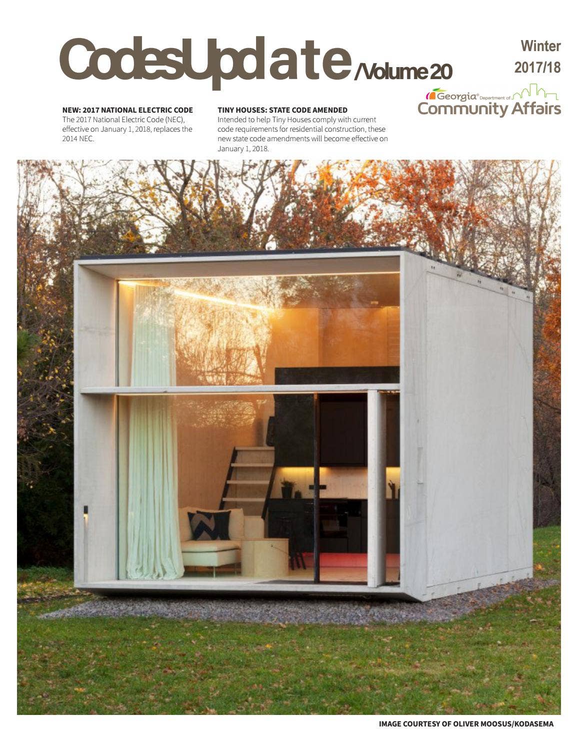 DCA Codes Update - Winter 2017/18 by GA_DCA - Issuu