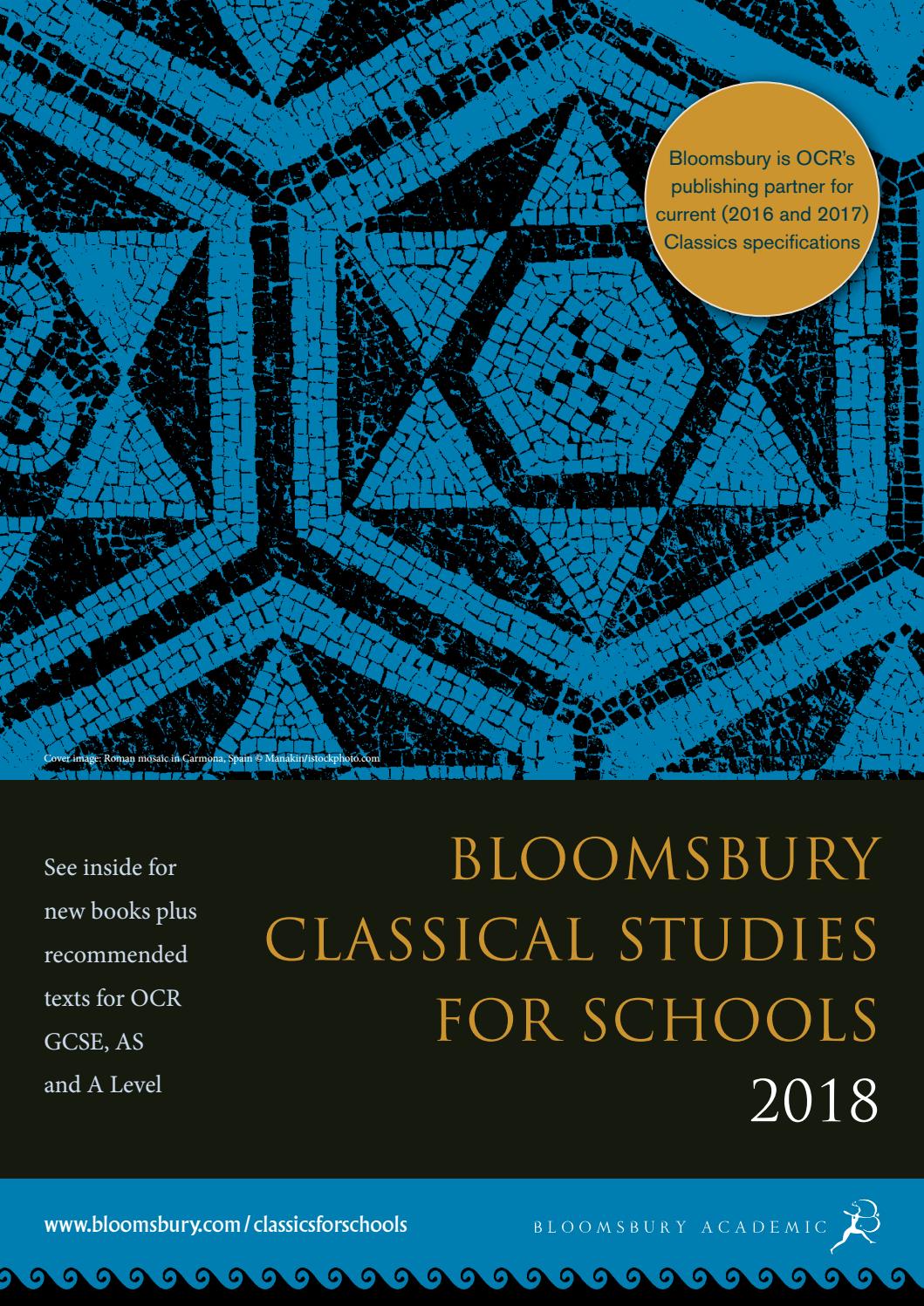 Classical Studies for Schools Catalogue 2018 by Bloomsbury Publishing ...