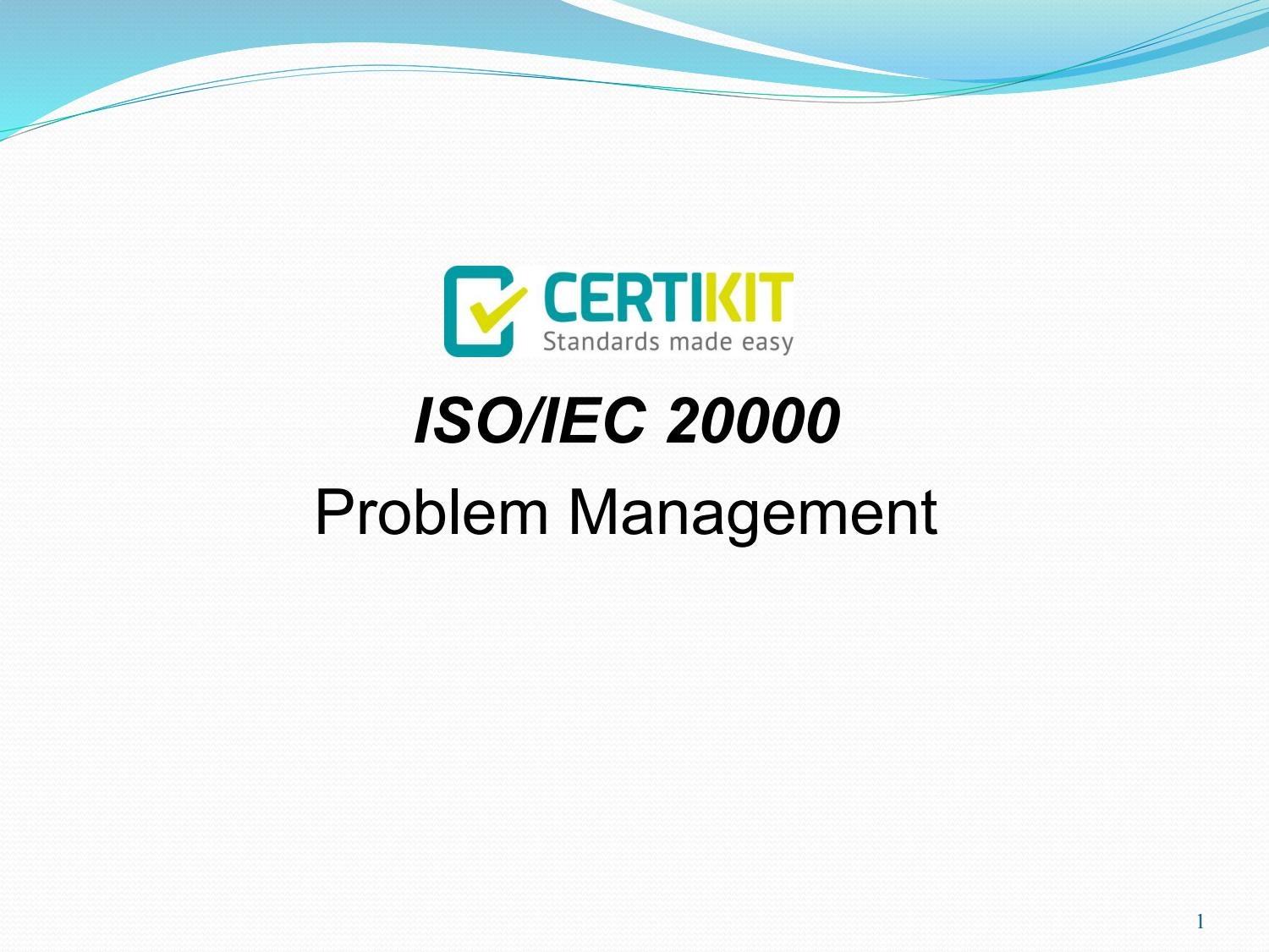 Sms doc 082 3 problem management presentation by CertiKit Limited - Issuu
