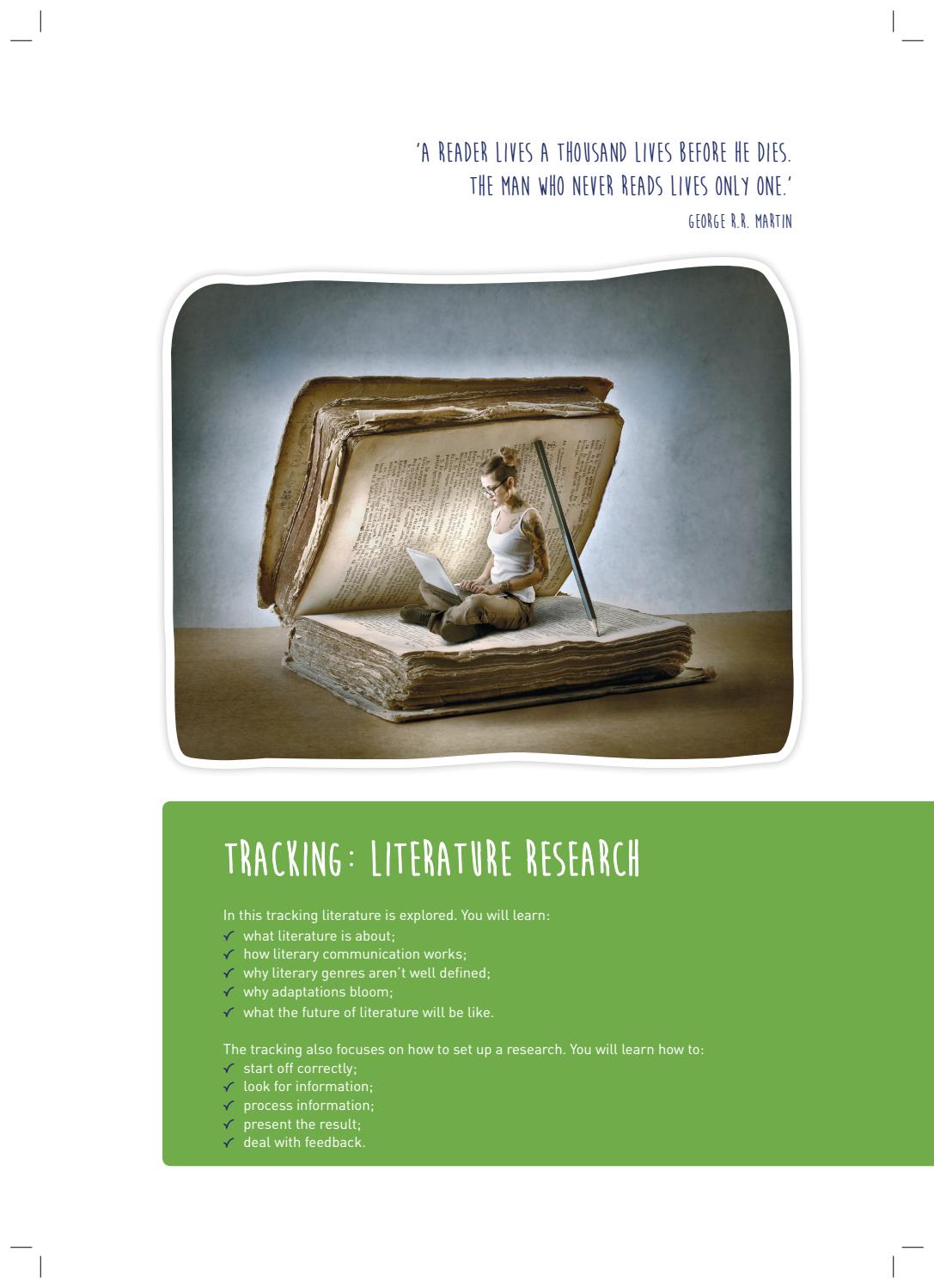 Tracking literature research by VAN IN - Issuu