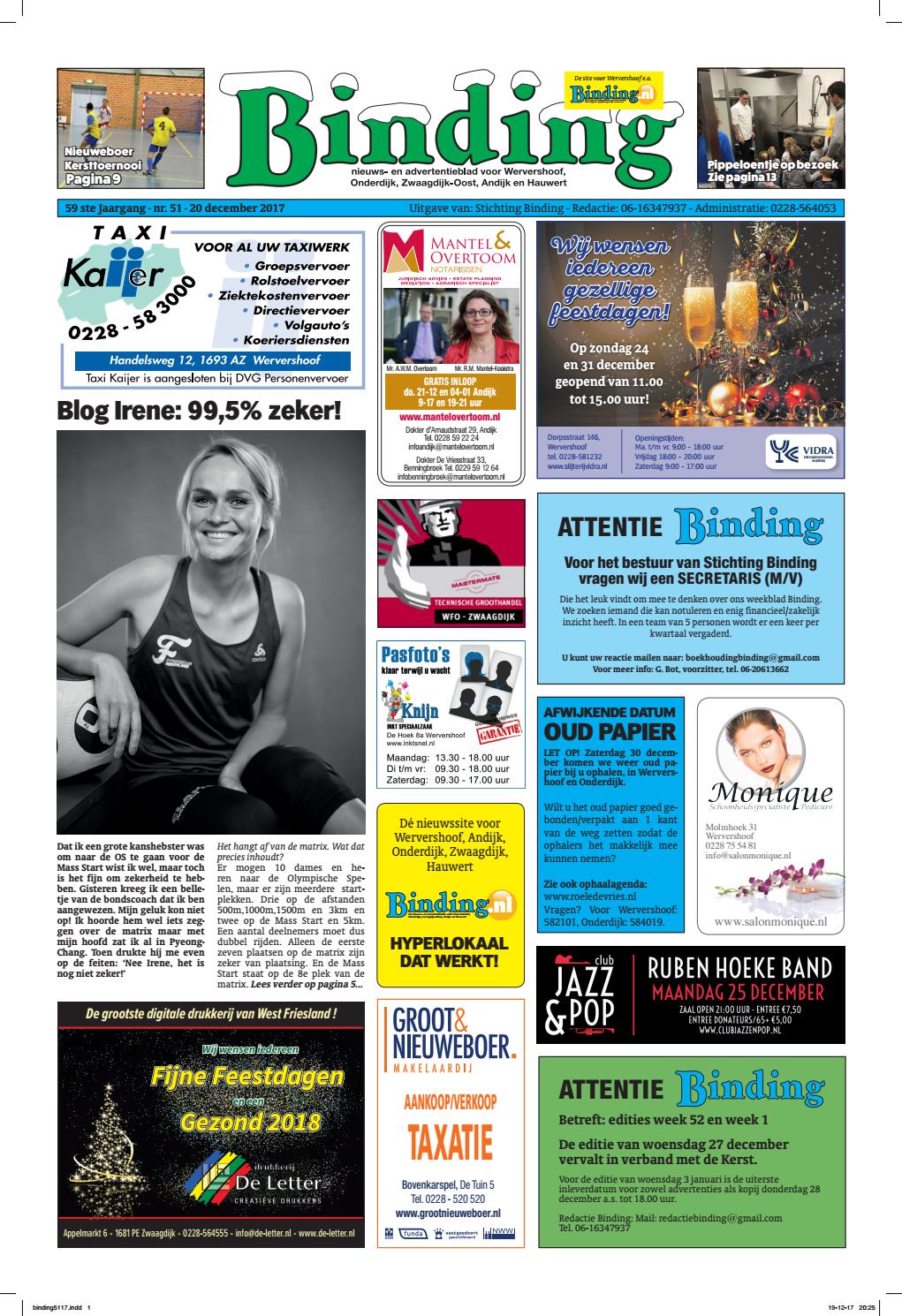 Binding week 51 by debeergrafimedia - Issuu