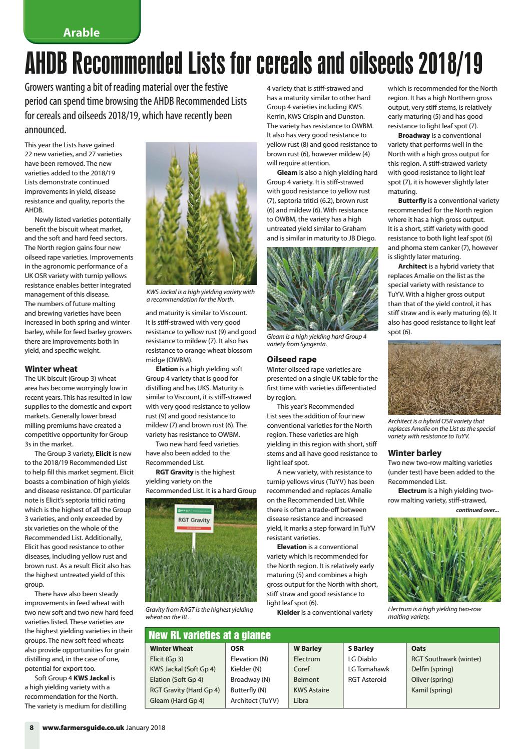 Farmers Guide January 2018 by Farmers Guide - Issuu