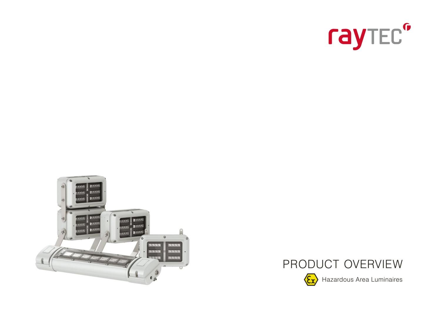 Raytec hazardous area product overview guide by katalog - Issuu