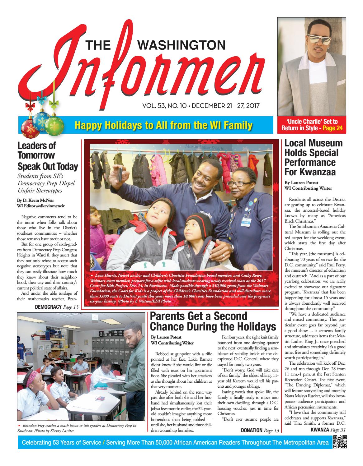 The Washington Informer - December 21 2017 by The Washington Informer ...