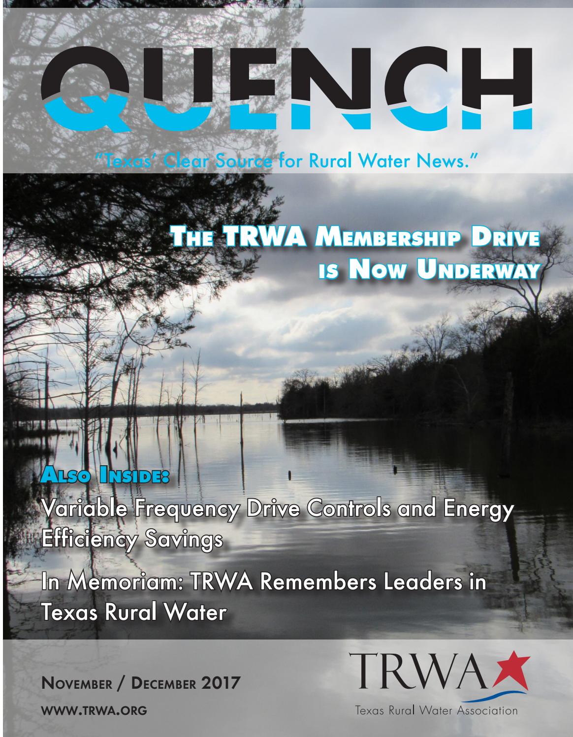 Nov/Dec Quench - with active links by Texas Rural Water Association - Issuu