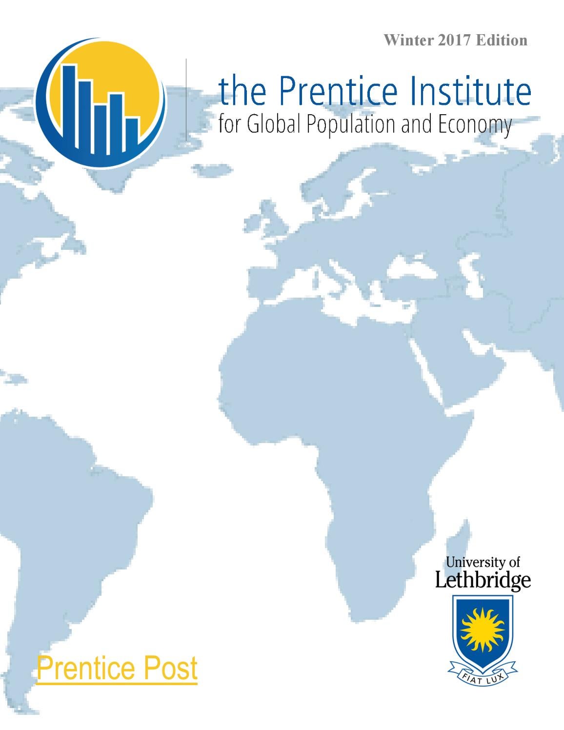 Prentice Post Newsletter, Winter 2017 by Prentice Institute - Issuu