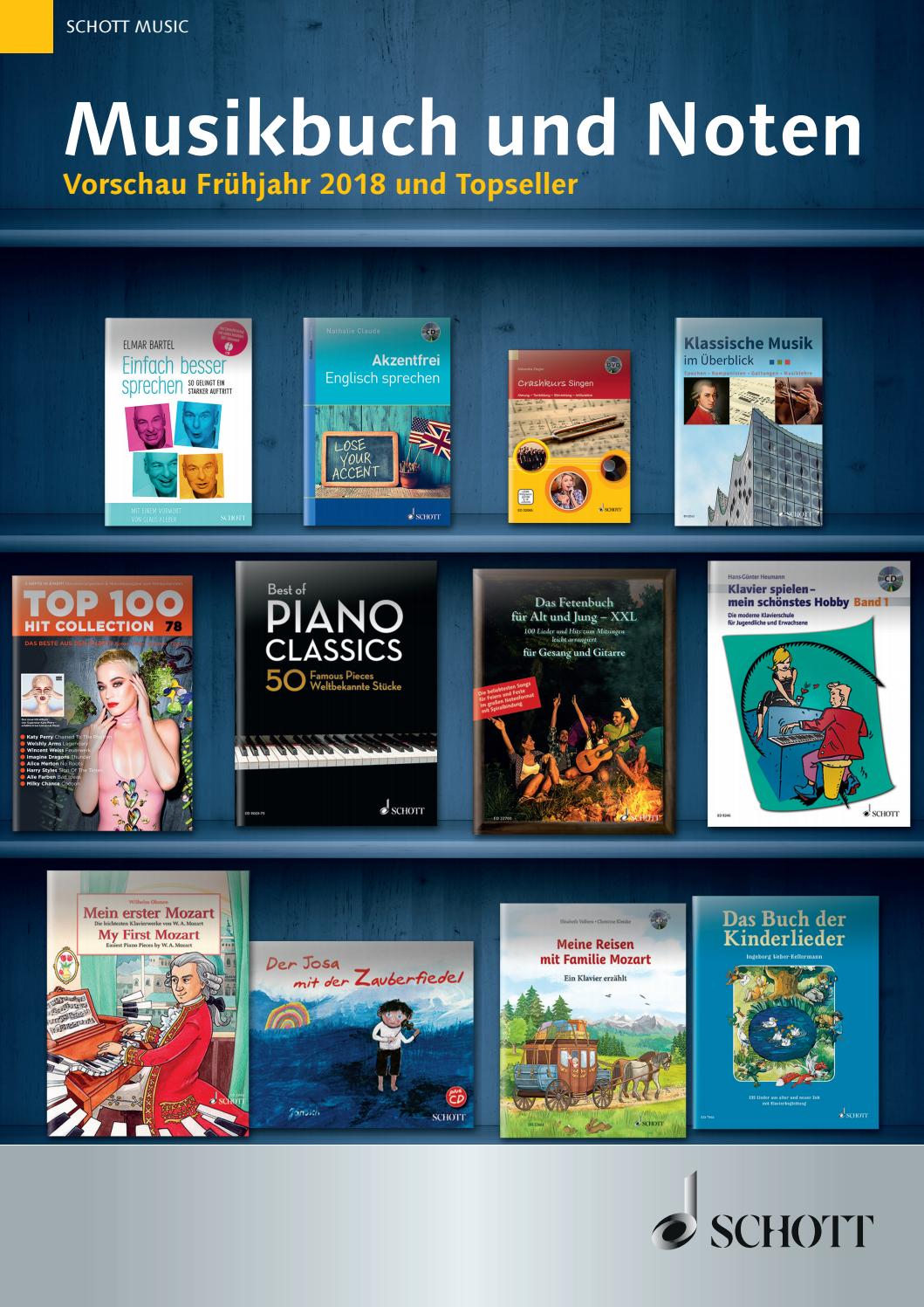 Musikbuch und Noten Fruehjahr 2018 Ansicht by Schott Music - Issuu
