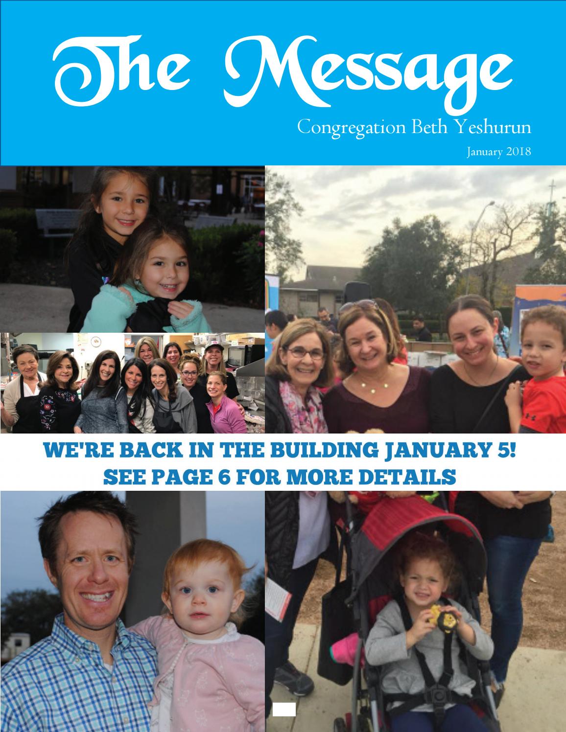 The Message by Congregation Beth Yeshurun - Issuu
