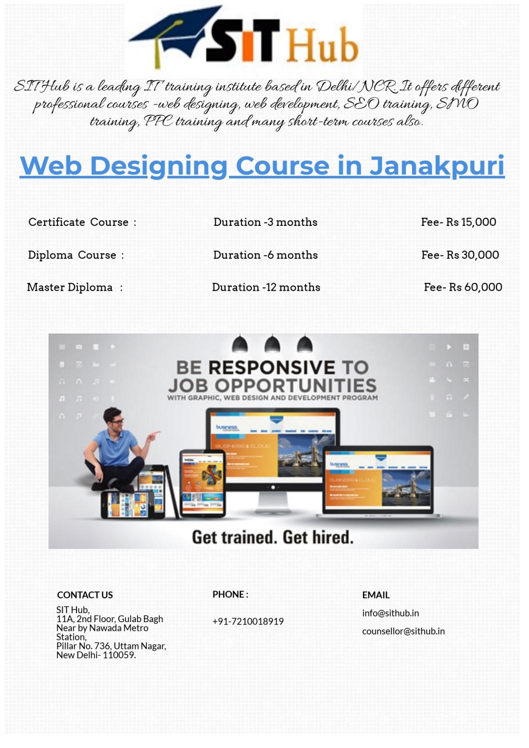 Web designing course in janakpuri by SitHub - Issuu