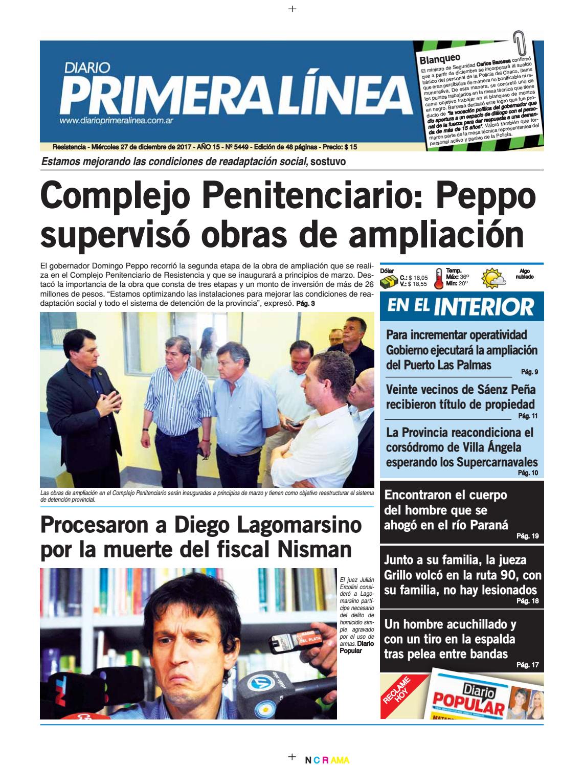 Primera Línea 5449 27 12 2017 by Diario Primera Linea - Issuu