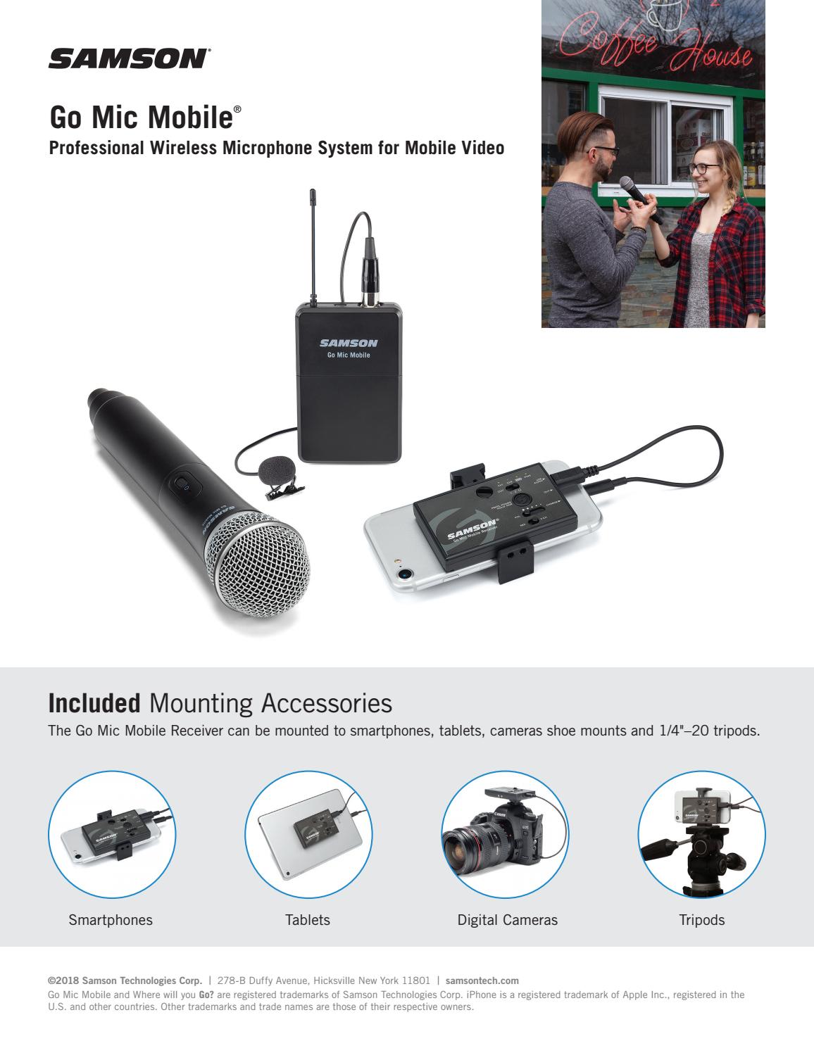 Samson Go Mic Mobile by Samson Technologies - Issuu
