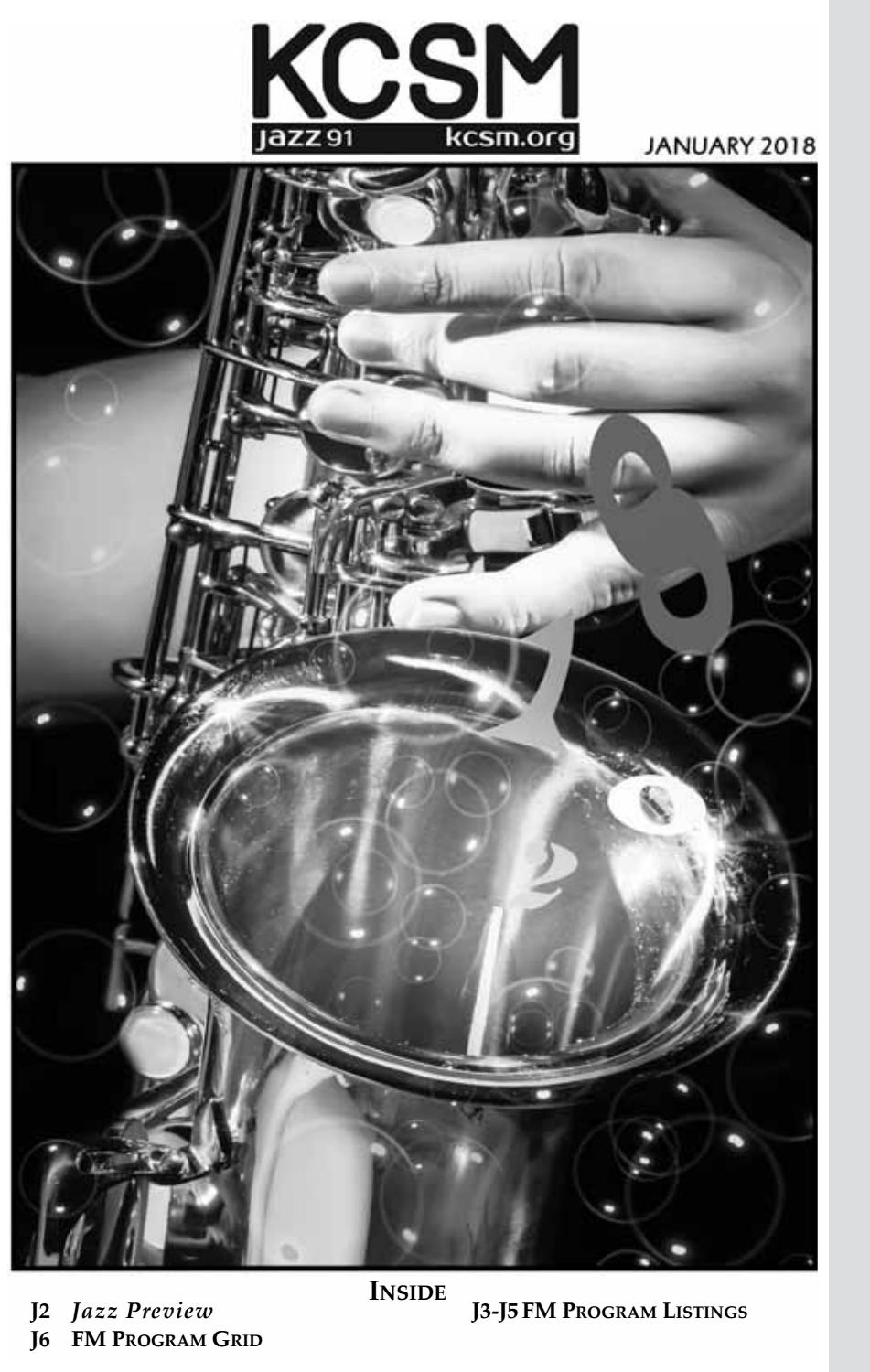 Jan2018 jazzpamphlet issuu by KCSM-FM Jazz 91 - Issuu