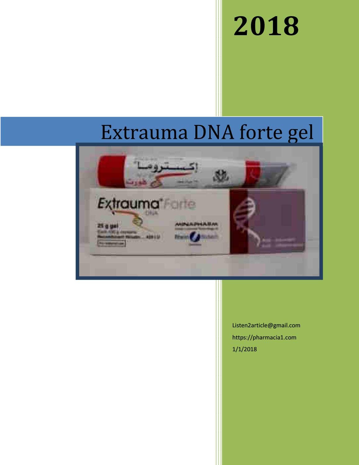 Extrauma dna forte gel by Pharmacia1.com - Issuu