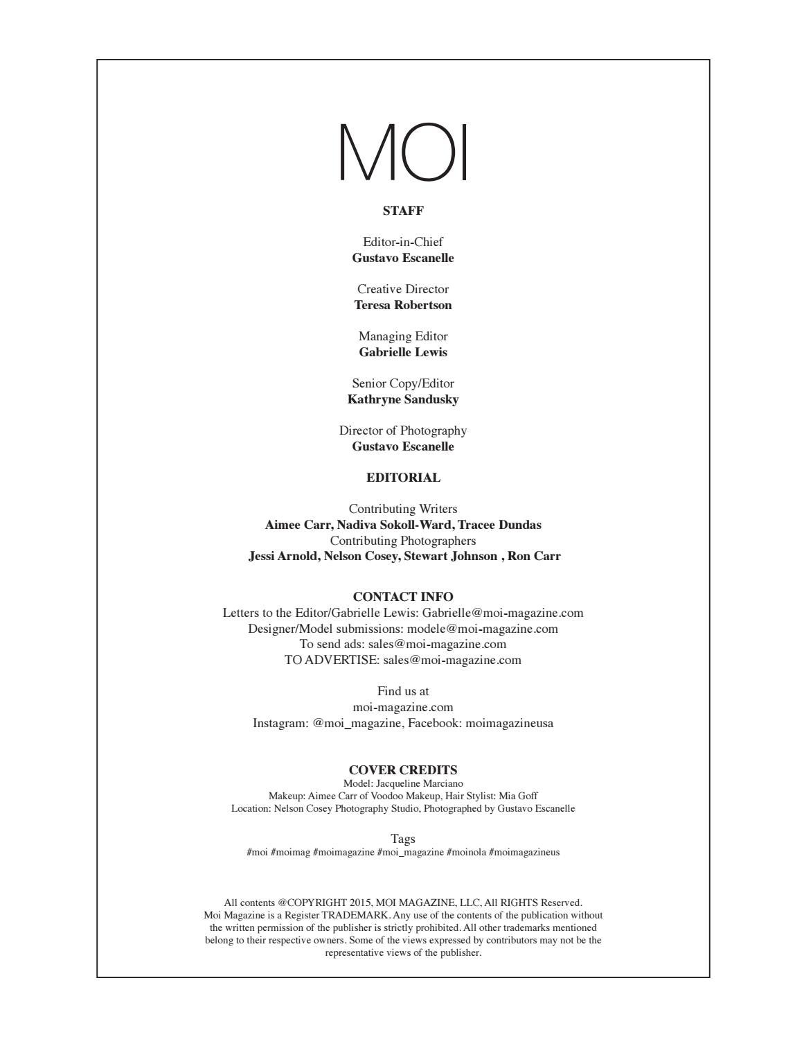 Moi Magazine 2016 by MOI-magazine - Issuu