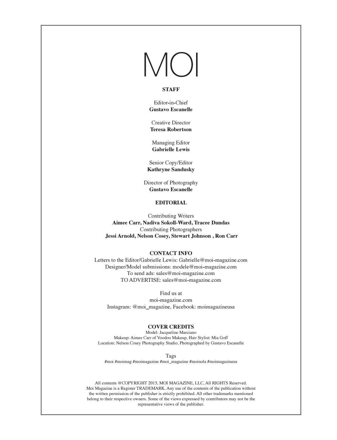 Moi Magazine 2016 by MOI-magazine - Issuu