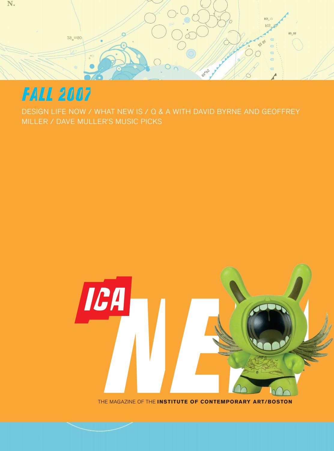 New: ICA Boston Magazine Fa07 by Jose Nieto - Issuu