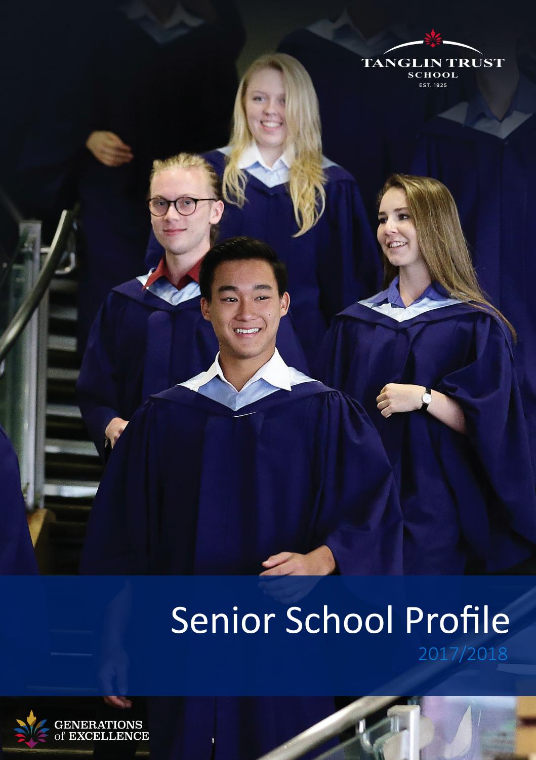TTS Senior Profile 2017 18 by Tanglin Trust School - Issuu
