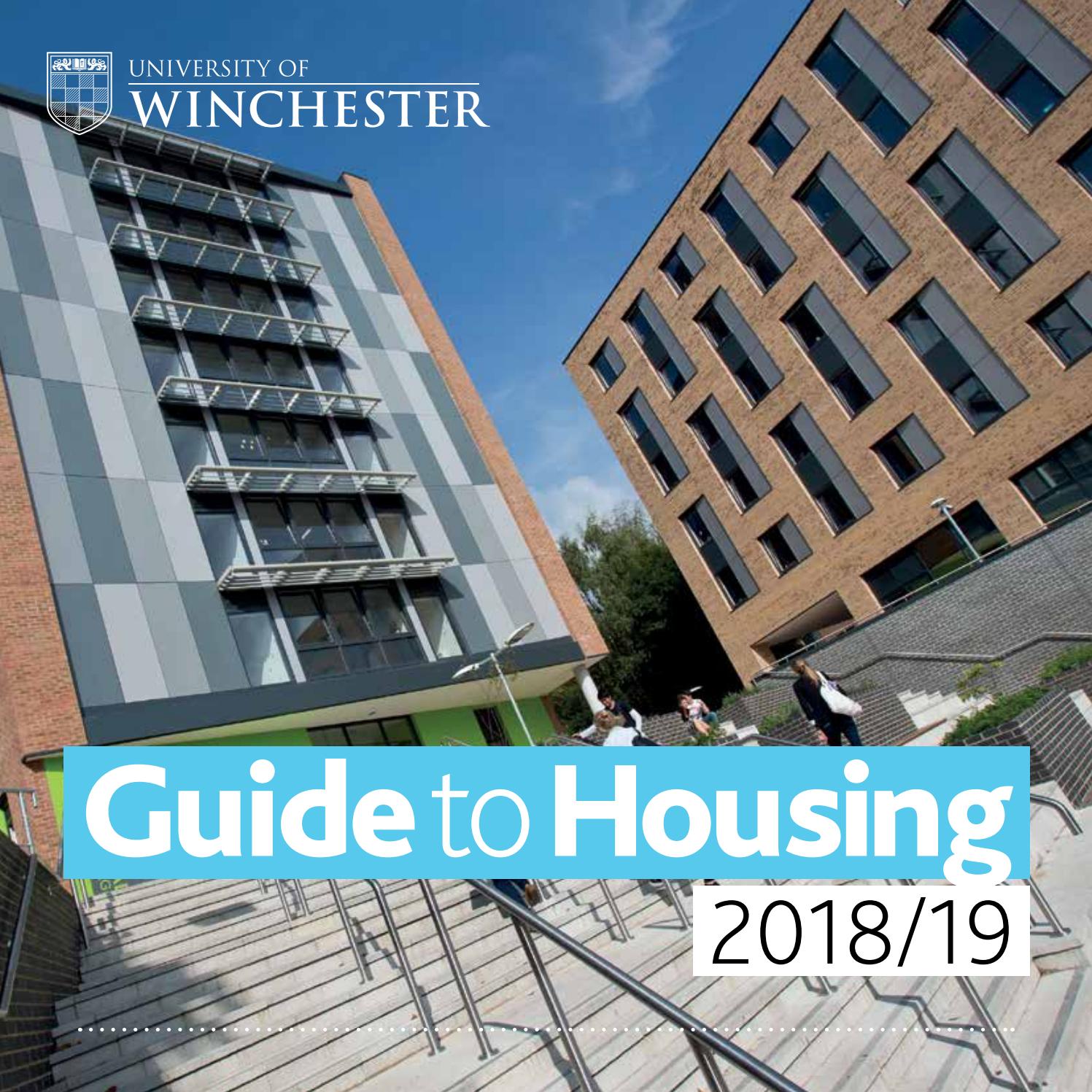 Guide to housing 2018/19 by University of Winchester - Issuu
