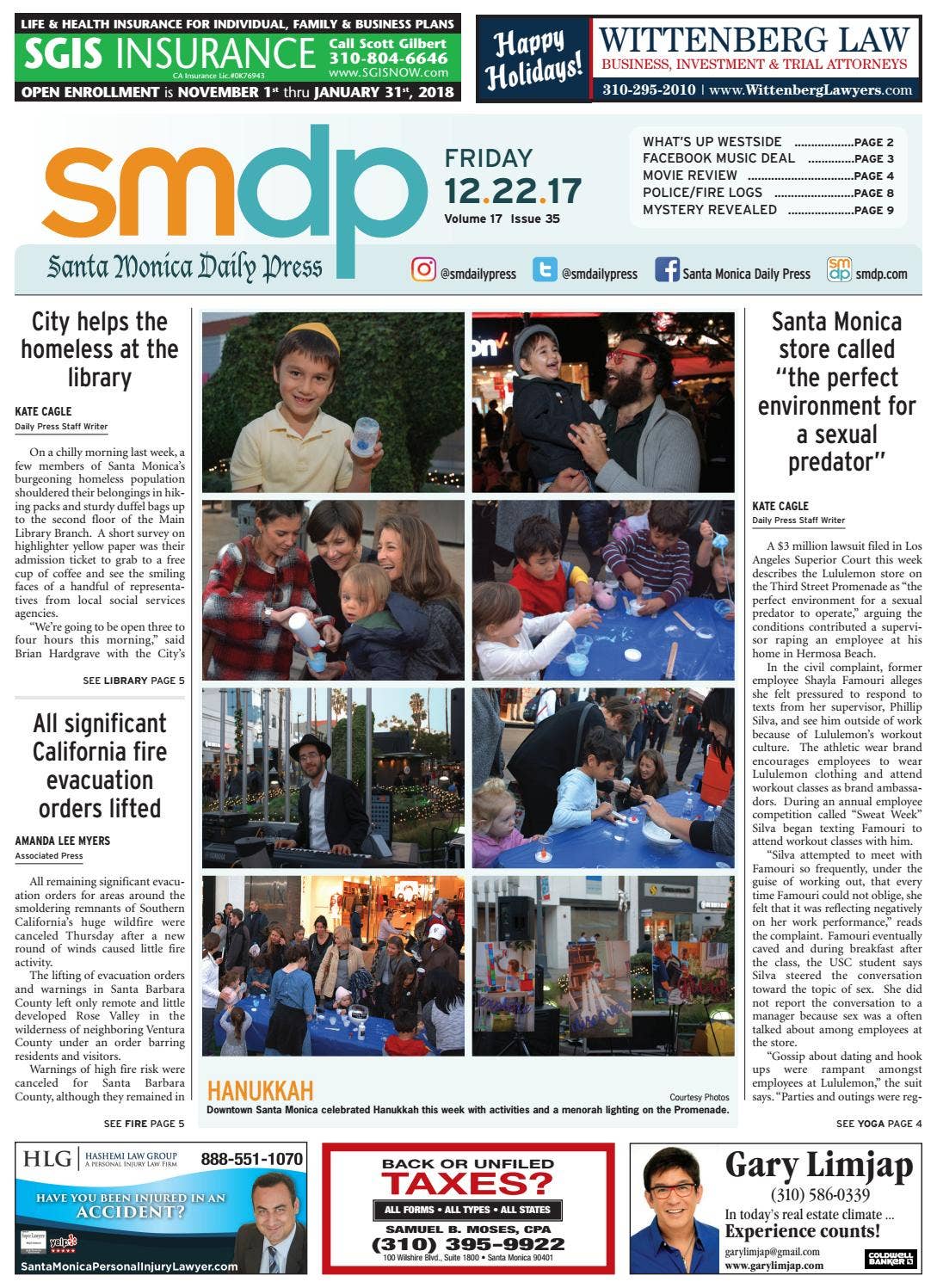Friday, December 22, 2017 by Santa Monica Daily Press - Issuu