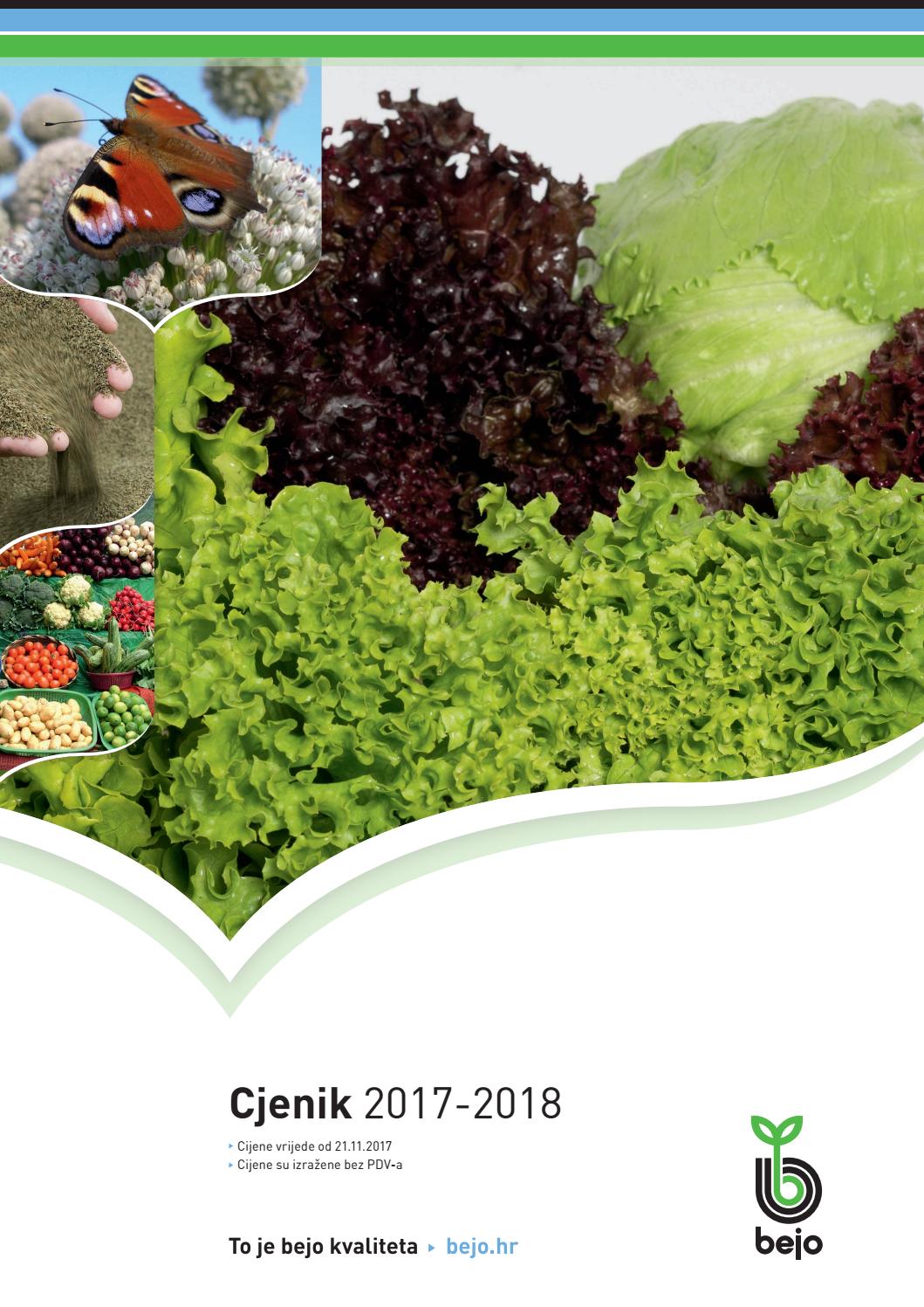 Bejo - Cjenik 2017-2018 by Bejo Zaden - Issuu