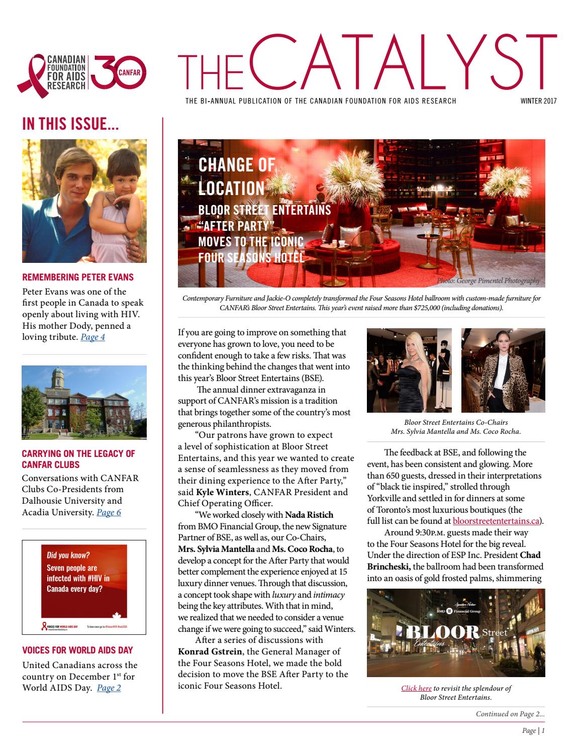 The Catalyst Newsletter Winter 2017 by CANFAR - Issuu