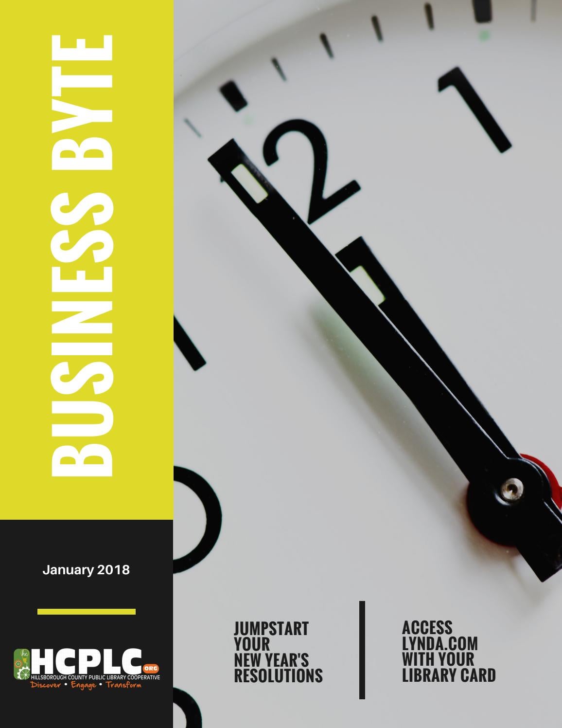 Business Byte - January 2018 by Hillsborough County Public Library ...