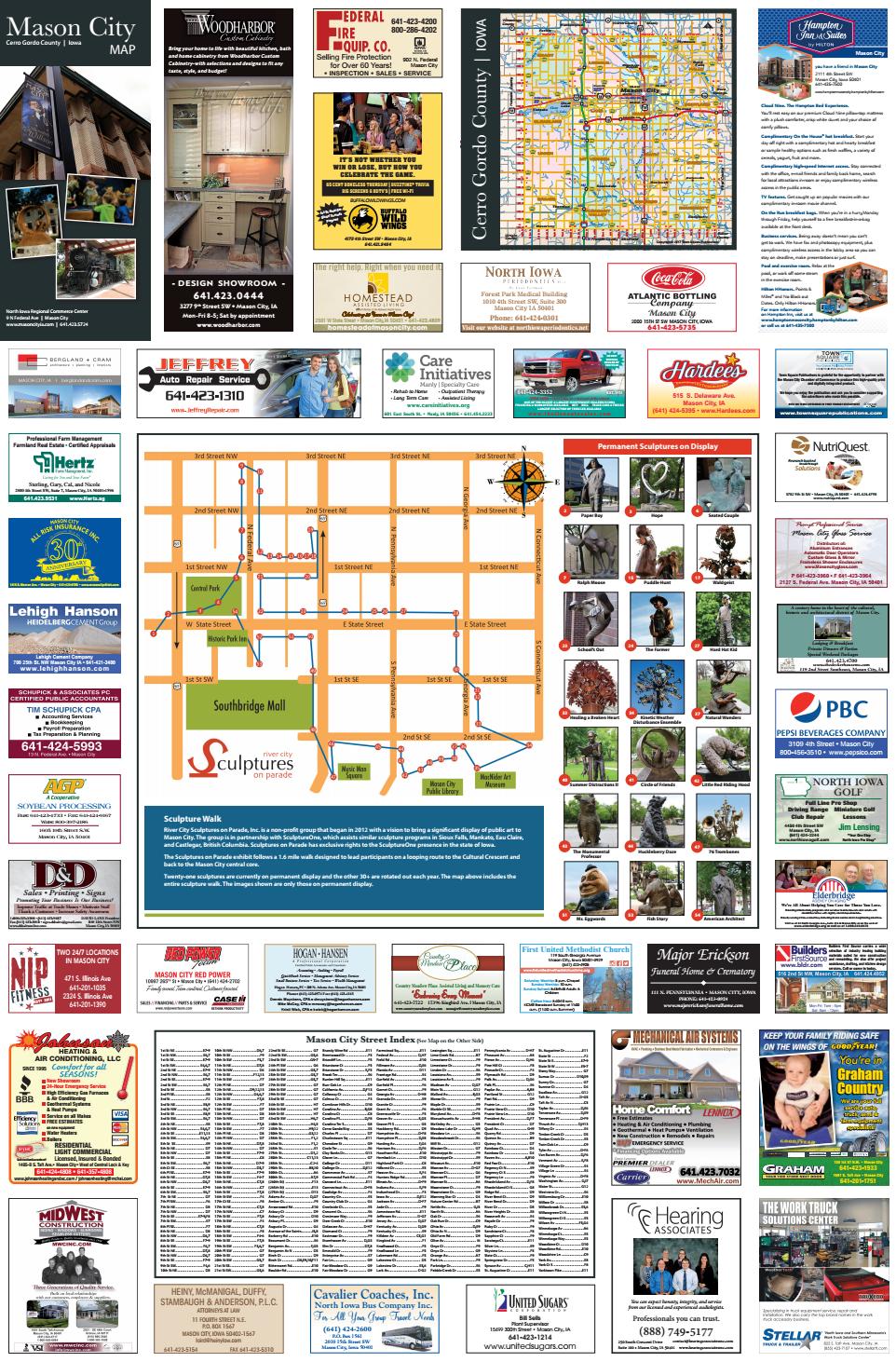 Mason City IA Map 2018 by Town Square Publications, LLC - Issuu